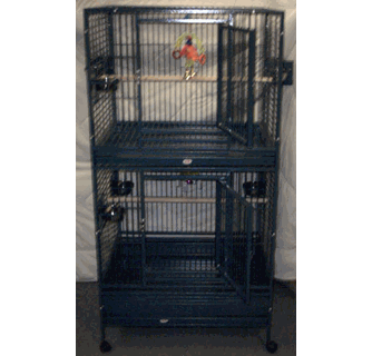 hq-cage-double-stack-1 - Florida Parrot Rescue